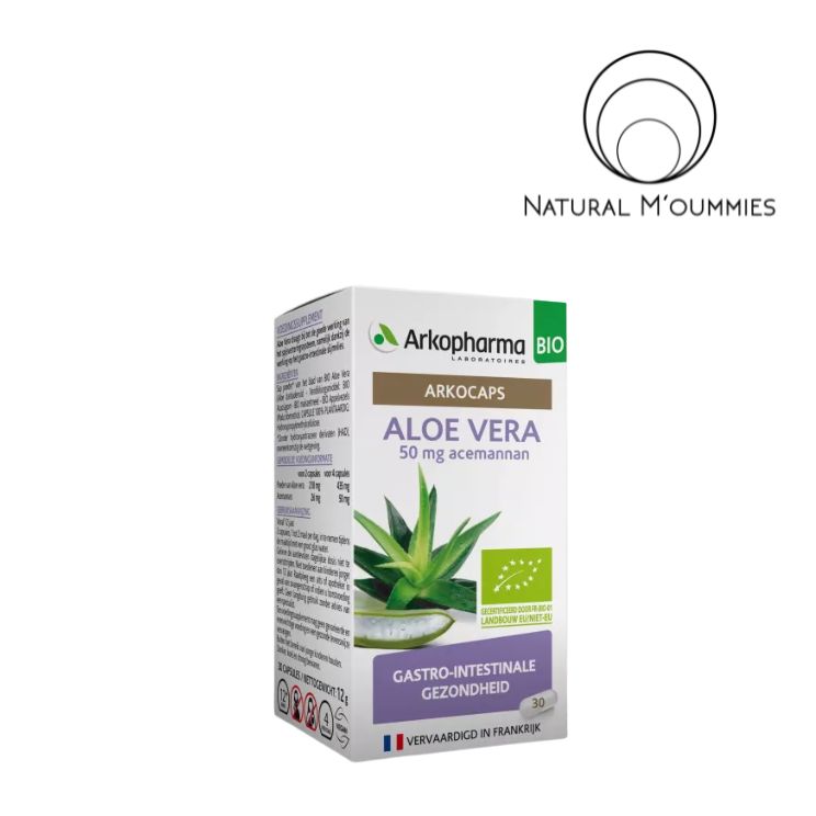 Aloe vera capsules bio met Acemannan - Natural M'oummies
